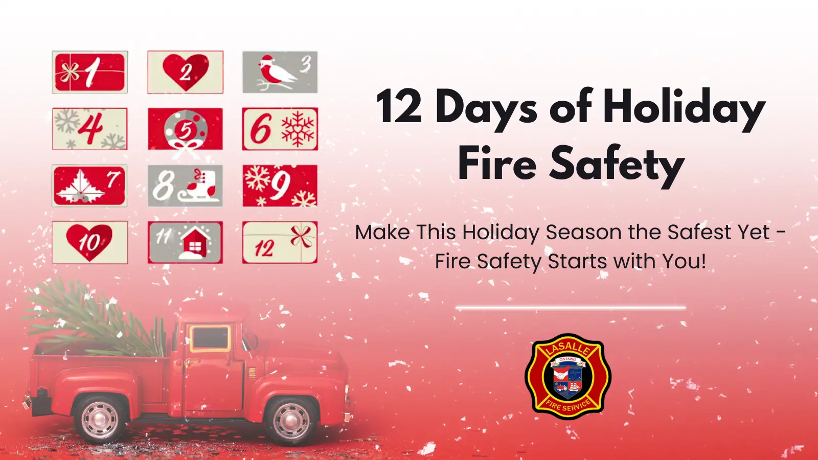 12 Days of Holiday Fire Safety | Town of LaSalle